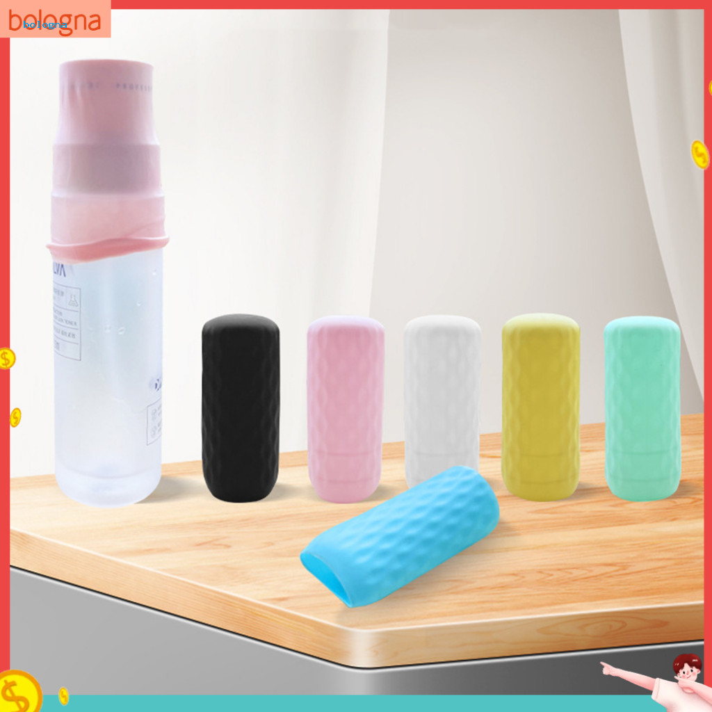 {bologna} Stretchable Silicone Bottle Cover Leak-proof Silicone Bottle ...