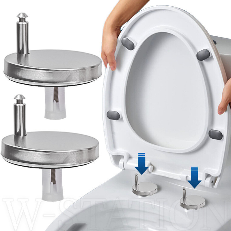 Toilet Lid Connection Retainer - Waterproof Toilet Lid Fixing Hinge ...