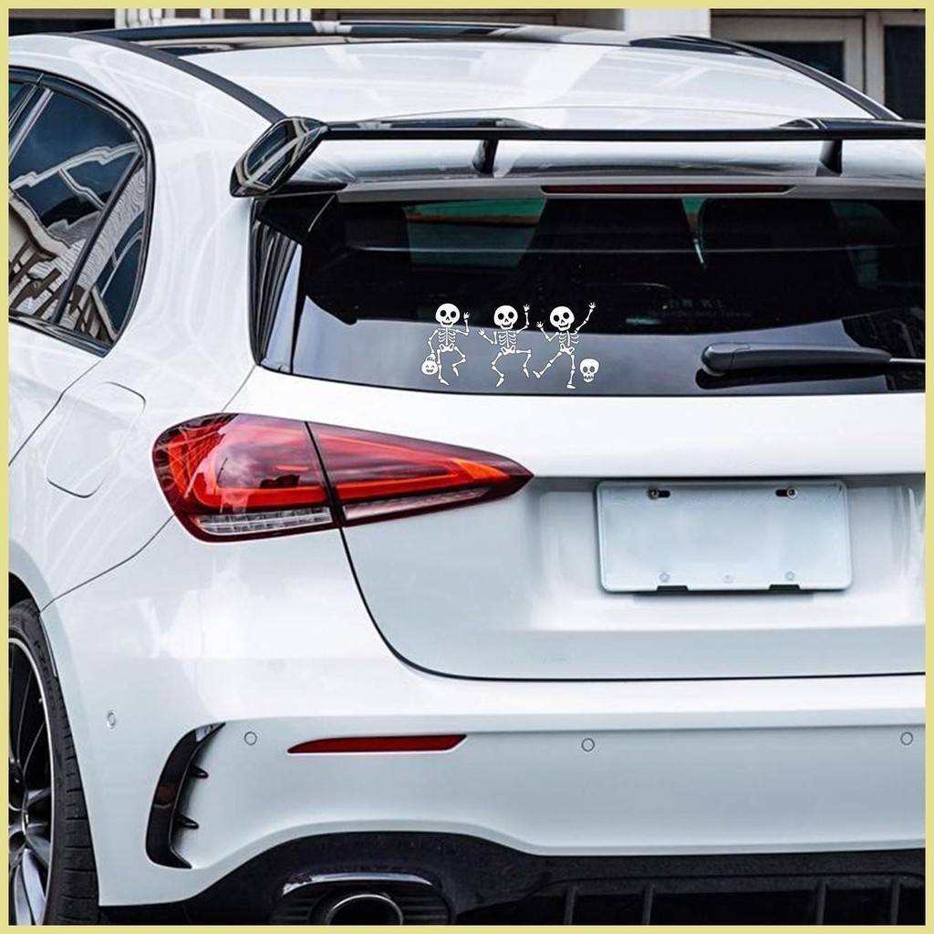 Dancing Skeleton Sticker Gothic Skull Decal for Car Portable Dancing ...