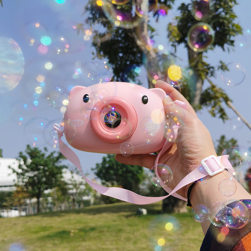 Piggy Bubble Machine Bubble Pig Fully Automatic Electric Leak-Proof ...