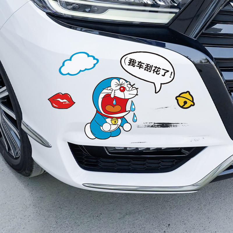 Doraemon Funny Car Stickers Car Scratches Cover Scratches Cover ...