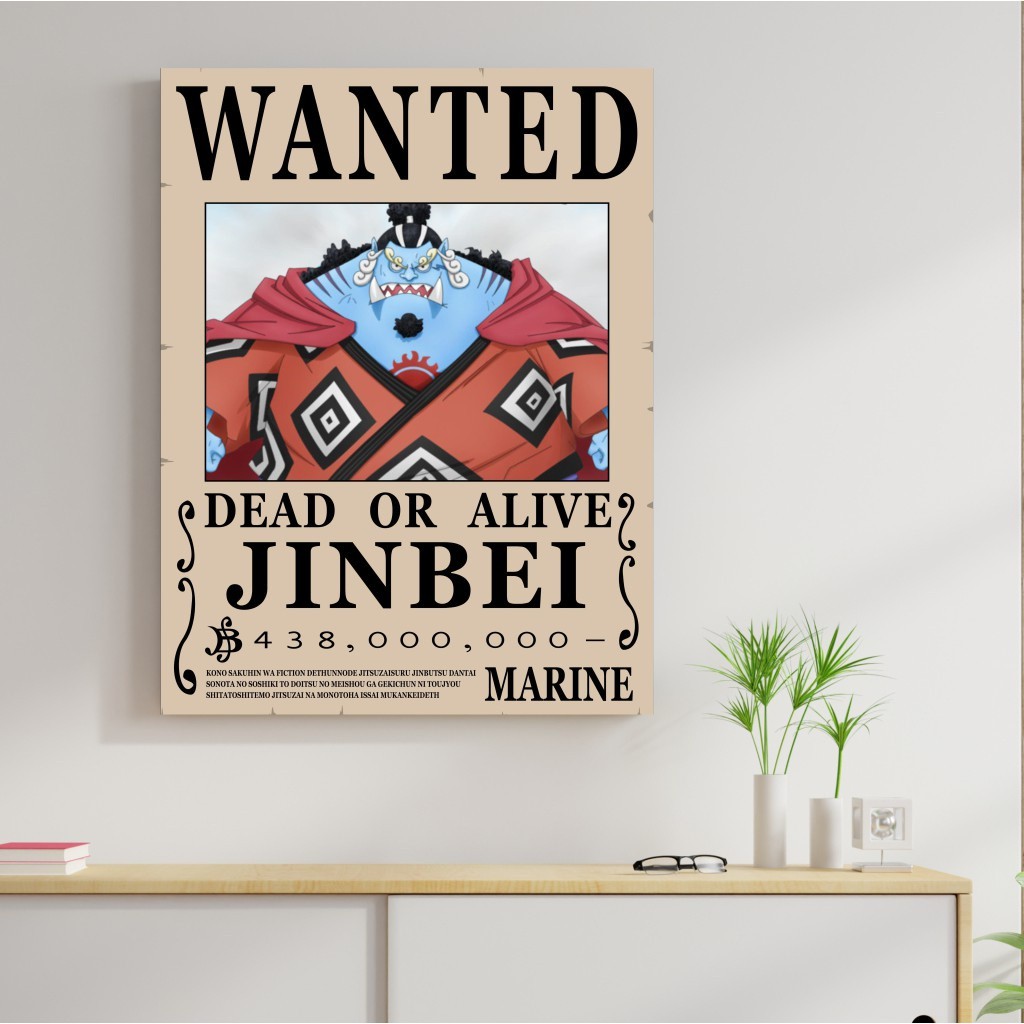 Swasana berkah store Wooden Poster "Jinbei Bounty" Size 20Cm x 30Cm ...
