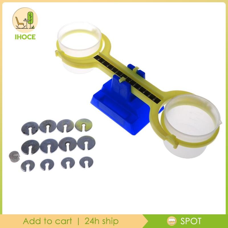 [Ihoce] Toy Balance Beam Weighing Scale Sensorial Early Developmental ...