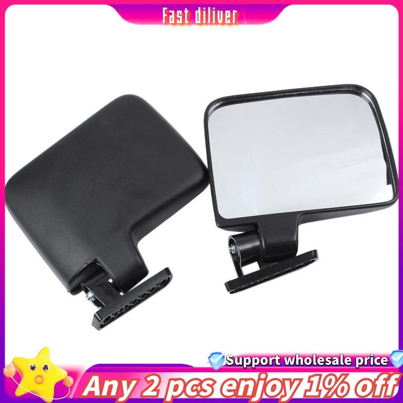 JR-Golf Cart Mirrors - Universal Folding Side View Mirror For Golf ...