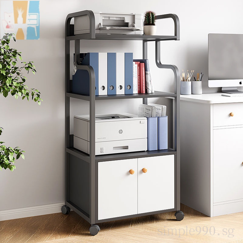 Office pin printer storage rack desk floor table rack multi-layer ...