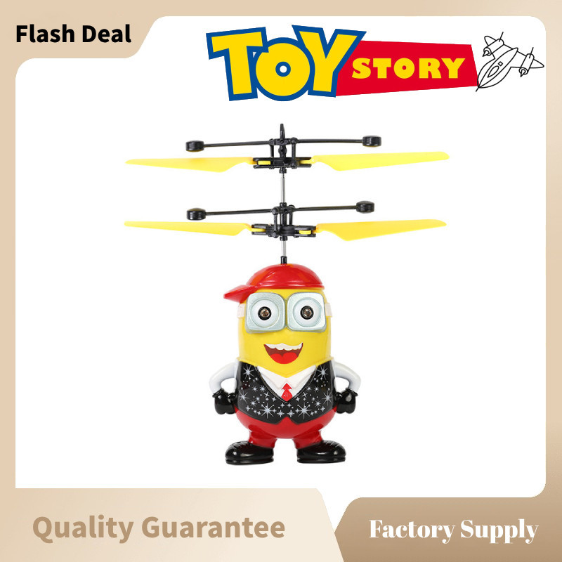 Gyro Boomerang induction flying toy with remote control Despicable Me ...