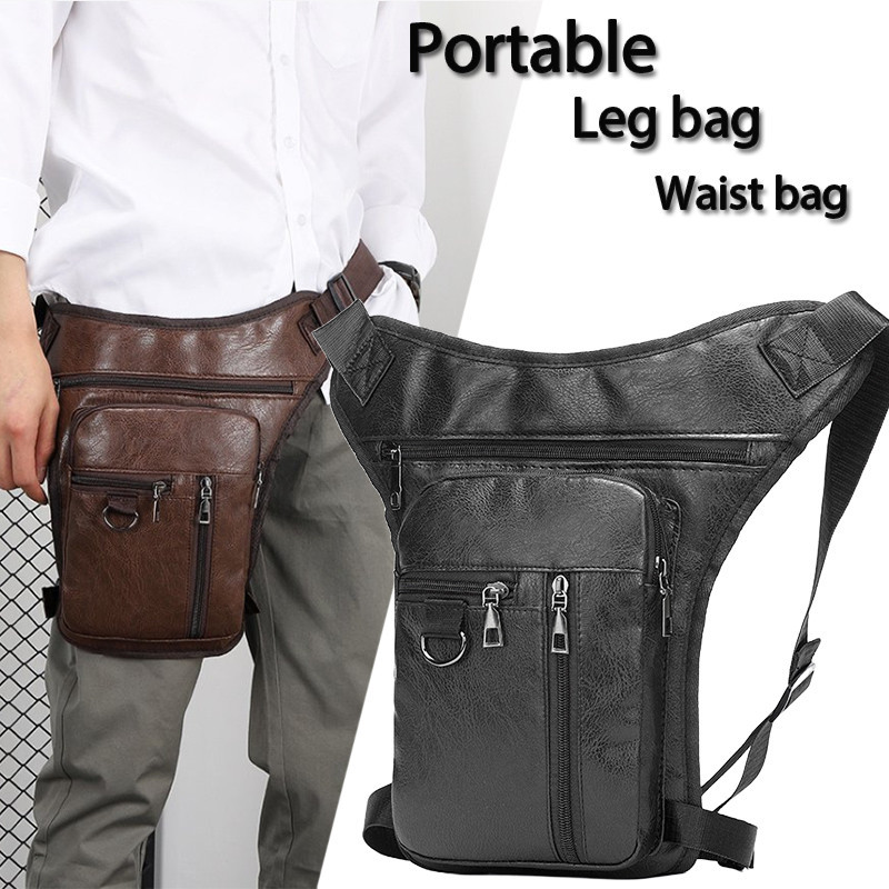 Men's Nylon Bag Motorcycle Leg Bag By Immortal Motobag motorcycle waist ...