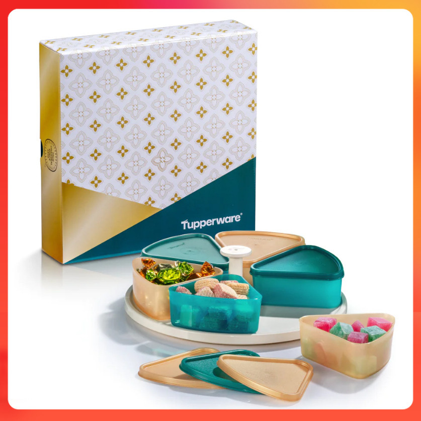 Tupperware Modular Carousel Bekas Kuih Raya Pusing Viral Ramadhan Air ...