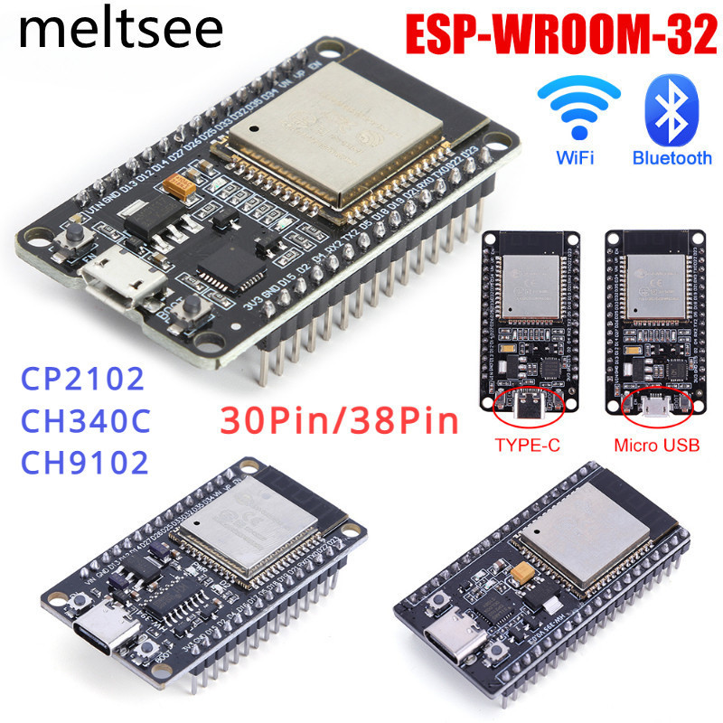ESP32 Development Board TYPE-C USB MICRO USB CP2102 CH9102X CH340C WiFi+Bluetooth Ultra-Low ...