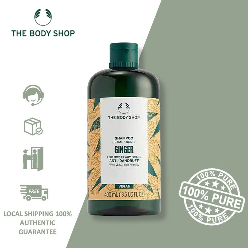 The Body Shop Ginger Anti-Dandruff Shampoo - 400ml Hair grower shampoo ...