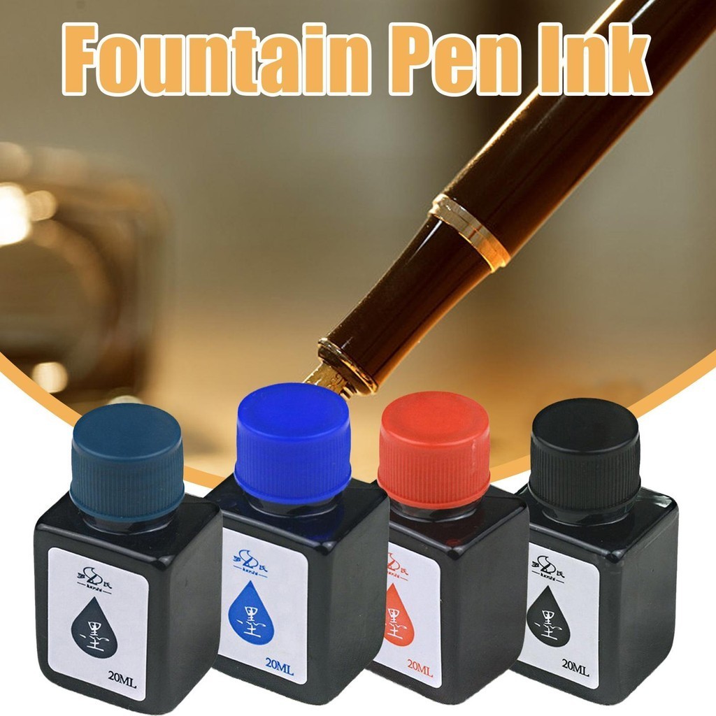 20ml Vial Ink Non-carbon Ink Fountain Pen Ink Smooth To Block Easy Not ...