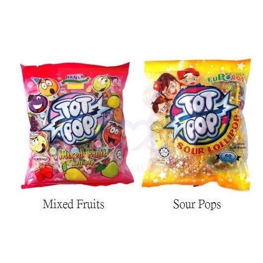 EuroCan Banly Tot Pop Lollipop Candy Sweets / Gula-gula Lollipop / 棒棒糖糖果 50 pcs | Shopee Singapore
