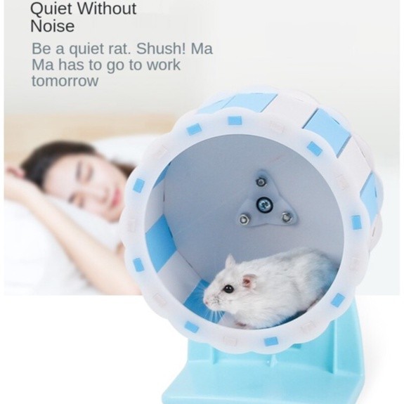[SG Seller]Silent Hamster Spinner/Silent Hamster Wheel/Wheel with Stand ...