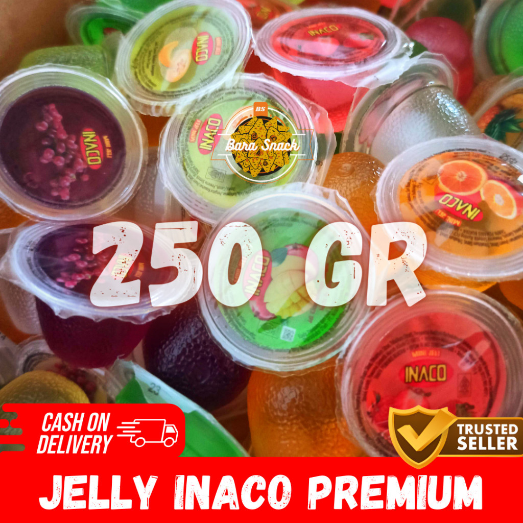 [250gr] Jelly Inaco Awuran Assorted Flavors Premium/Snack Snack Snacks ...