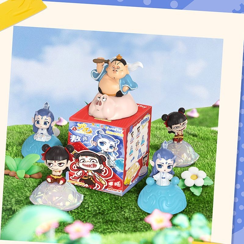 Nezha Magic Boy Haunted Sea Candy Toy Box Nezha Hand-Made Mystery Box ...