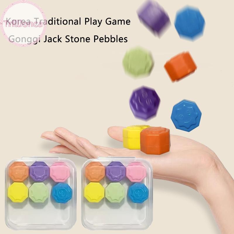 Trillionca Korea Traditional Play Game Stone Pebbles Set Exercise ...