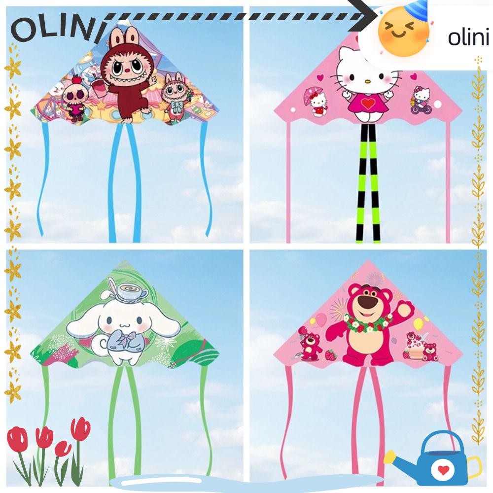 OLINI Melody Children's Kite, Strawberry Bear Good Flying Cartoon Kites ...