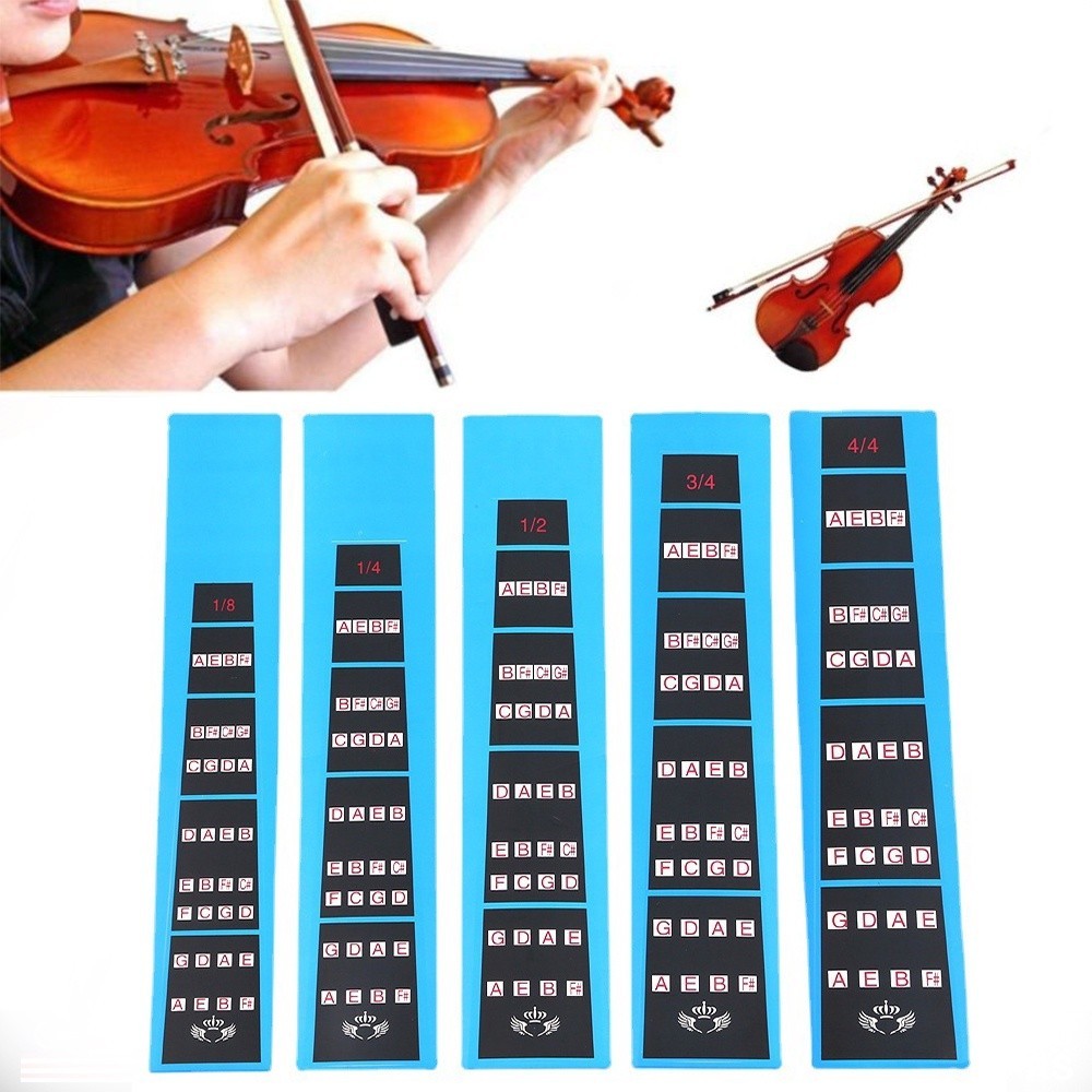 Violin Scale Sticker Fingerboard Sticker Fretboard Note Label Fingering ...