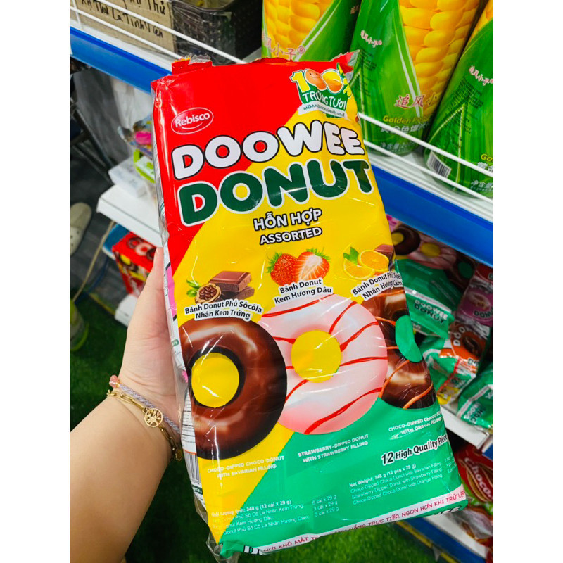 Doowee Thai Donut Cake mix Soft And Porous Flavor 12c / Bag Of Date ...