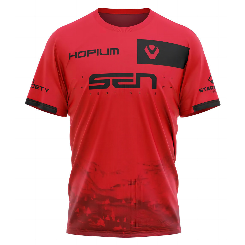 Camiseta Sentinels 2024 E-sports Jersey Men VALORANT Game Team Uniform ...
