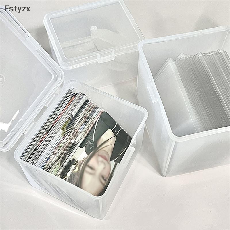 Fstyzx Photocards Storage Box Transparent Stickers Korea Idol Card ...