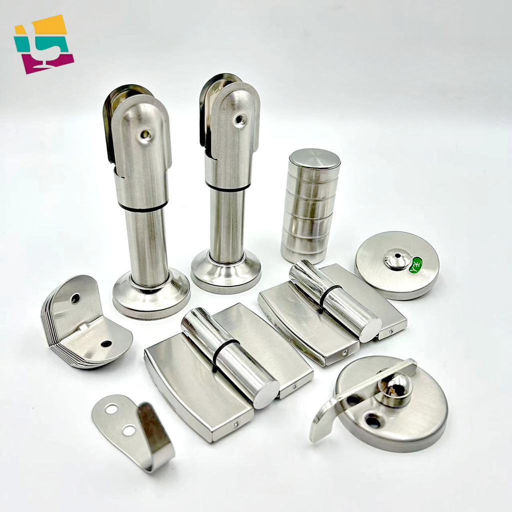 Bathroom partition hardware accessories suit stainless steel toilet ...