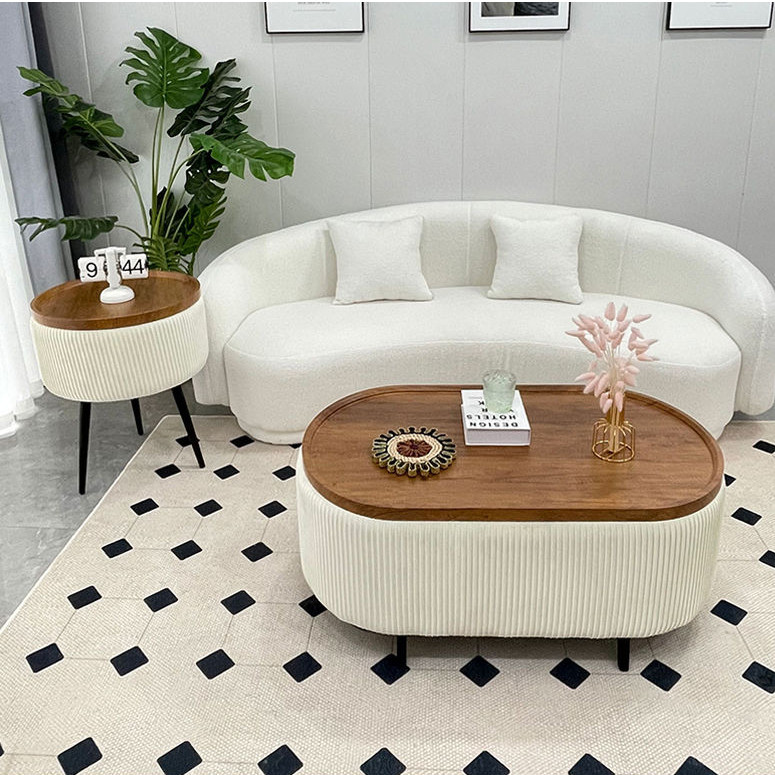 Storage Coffee Table Soft Bag Simple and Light Luxury Small Apartment ...