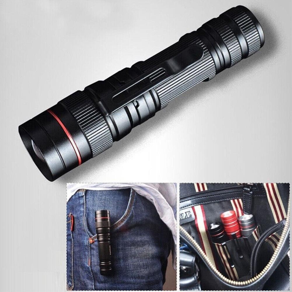 Super Bright LED Torch Light Rechargeable Handheld Flash Light Mini ...