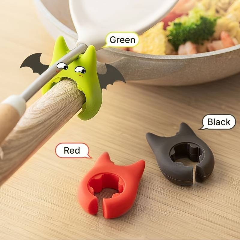2pcs/set Kitchen Silicone Spatula Rack Multifunctional Spatula Stand ...