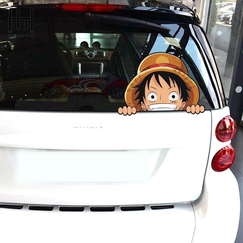 FTU One Piece!! Reflective Luffy Chopper Waterproof Car Stickers Decals ...
