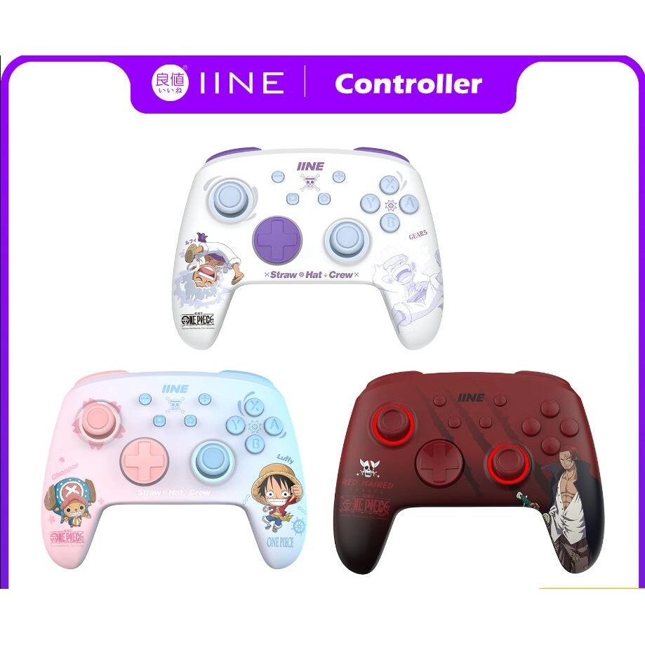IINE Cartoon ONE PIECE Design Wireless Pro Controller For Nintendo ...