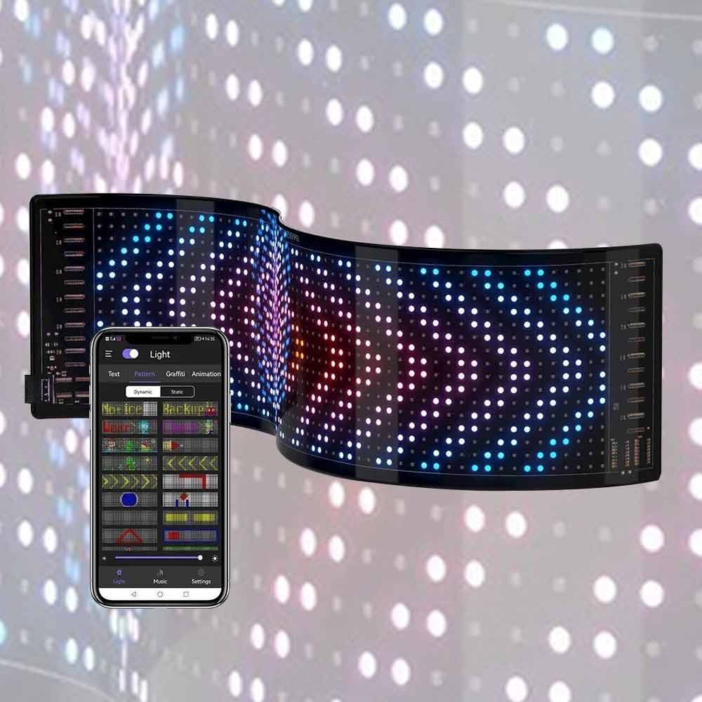 LED Matrix Pixel Panel Bluetooth APP USB Flexible Addressable RGB ...