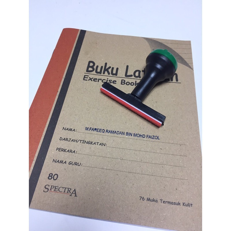 Cop Nama Murid Cop Getah Rubber Stamp Malay Jawi NAMA Murid Student ...