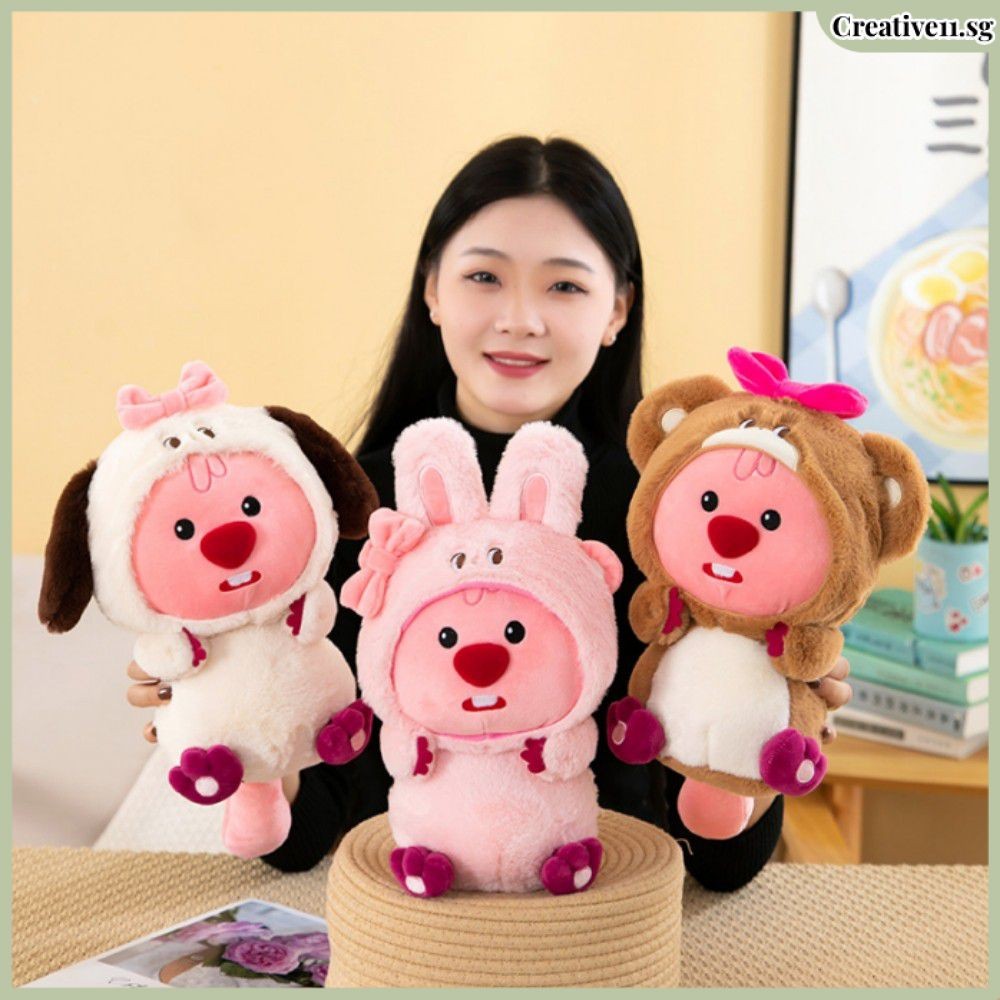30CM Loopy Plush Toy Kawaii Cos Puppy Rabbit Bee Plushie Doll Pillow ...