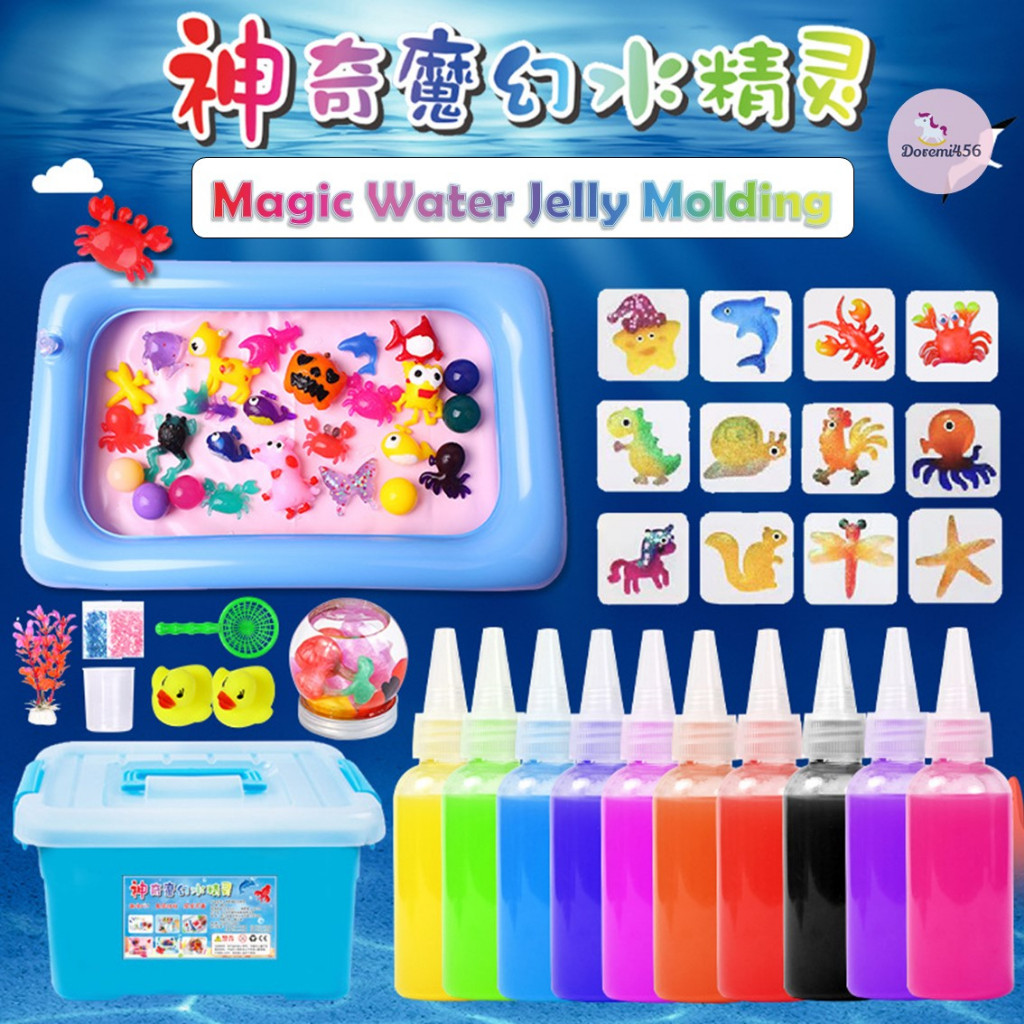 TT08 Magic Water Jelly Molding Water 【6 bottles】 Gel Toys Kid Toy Ocean ...