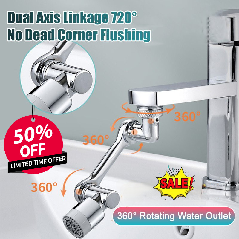 Mechanical Arm Universal Faucet Rotatable Water Outlet Aerator ...