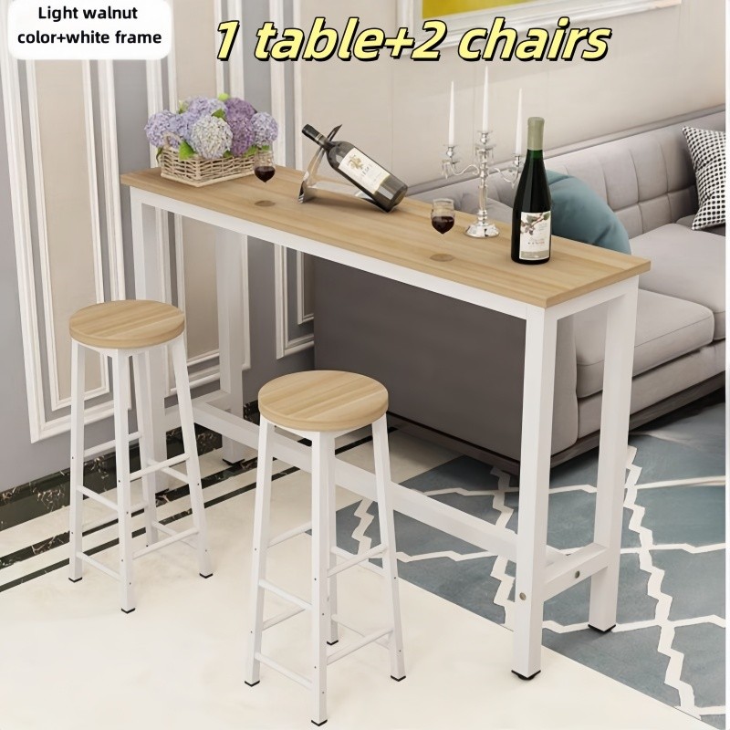 Bar Counter High Legged Table Long Strip Table Milk Tea Shop Table and ...