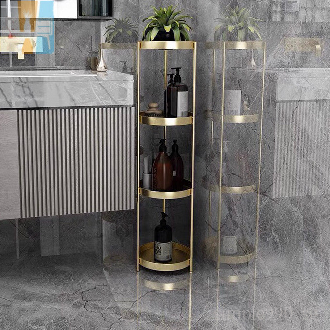 Luxury Bathroom Storage Rack Floor-standing Toilet Organizer Multi ...