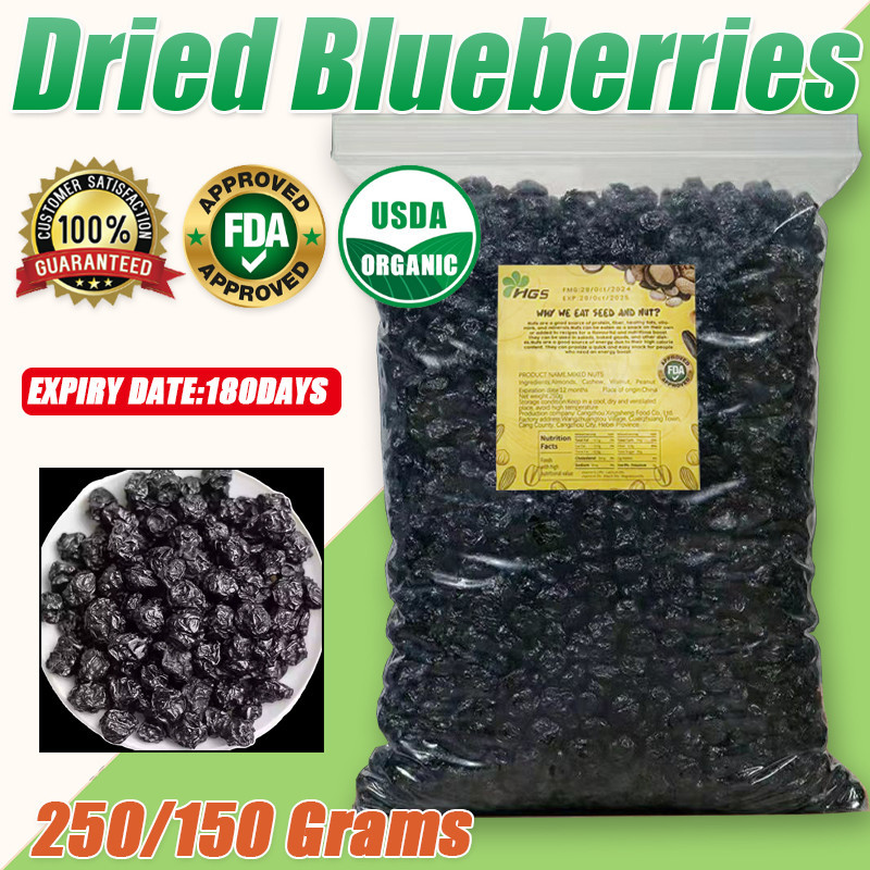 Dried Blueberries (Organic, No Sugar Added , Healthy Low Carb Diet ...