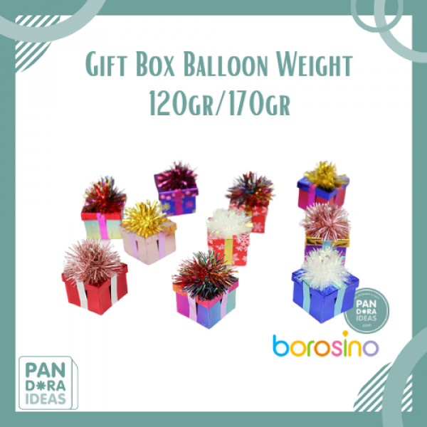 Gift Box Balloon Weight 170g | Gift Box Shape Balloon Weight 170g ...