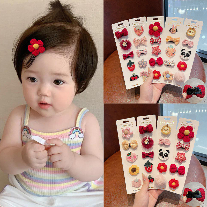 Cute Baby Fetal Hair Small Hair Clip Baby Girls Do Not Hurt Hair Clip ...