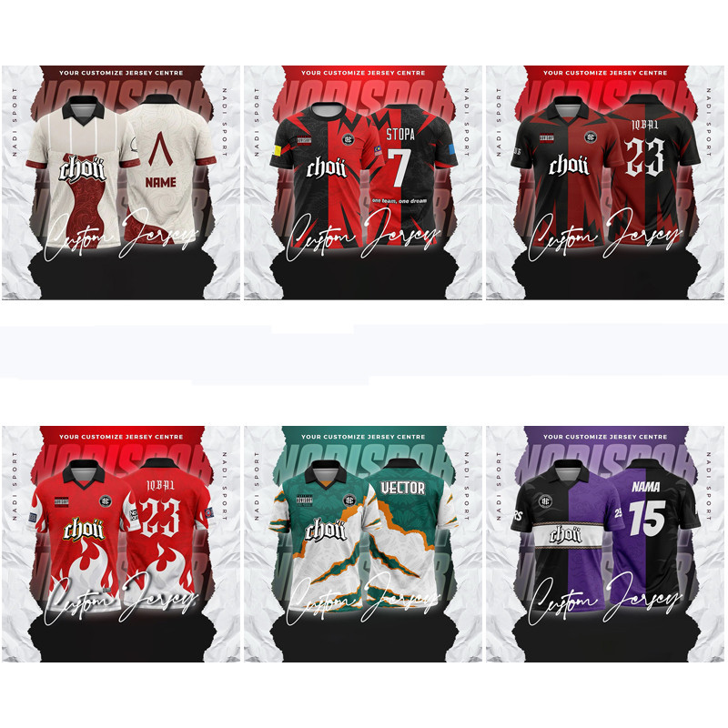 2024 Choii New Jersey Design Baju T-Shirt Lelaki Thailand Virus Jersey ...