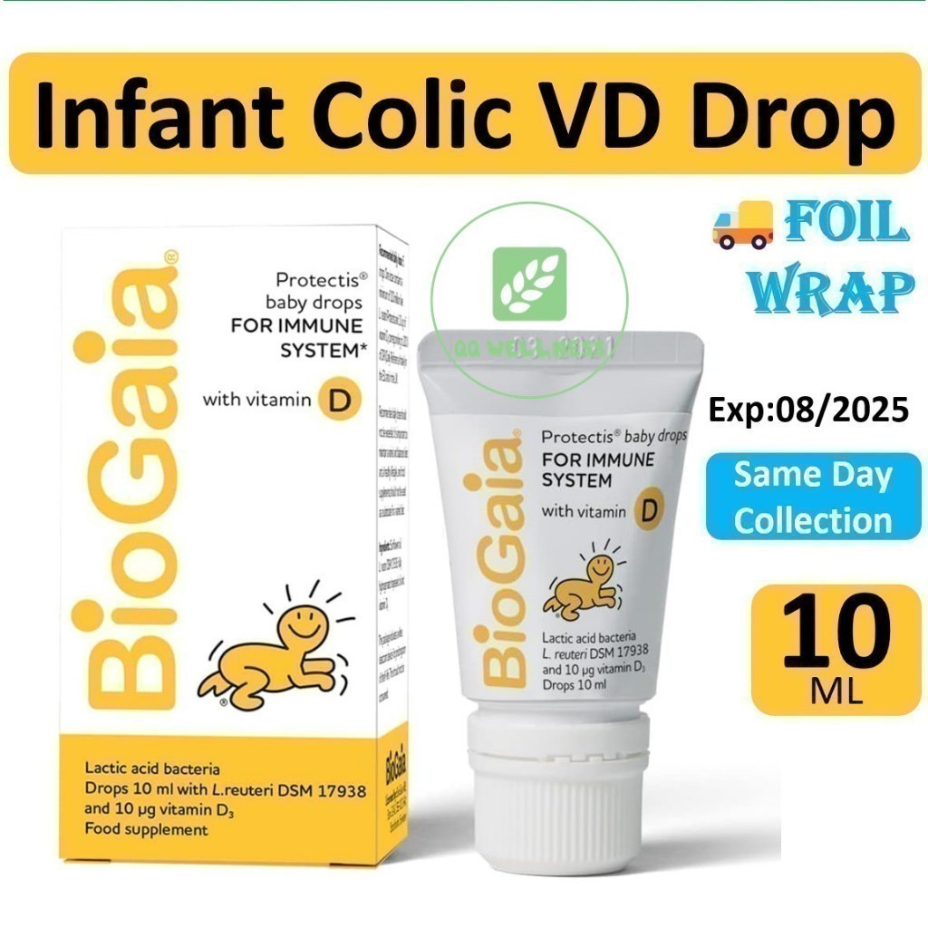 👍Biogaia Protectis Baby Probiotic Drops with Vitamin D 10ml Infant ...