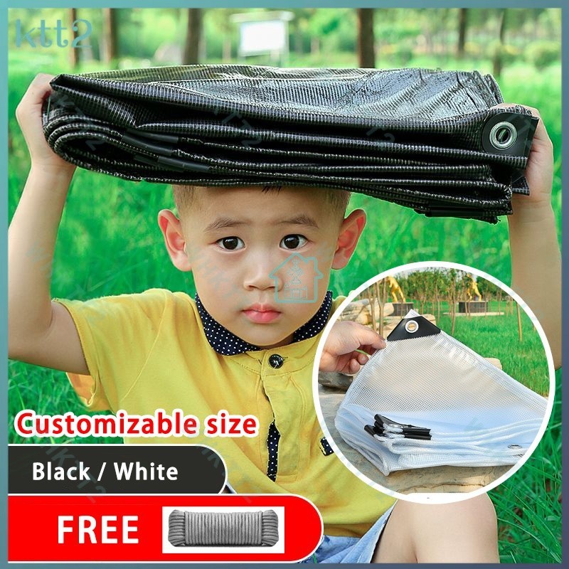 Transparent tarp thickened outdoor sunscreen canvas fleshy shade color ...