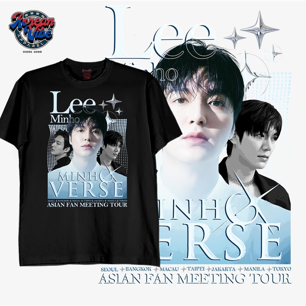 KOREAN VIBE APPAREL LEE MINHO MINHOVERSE ASIAN FAN MEETING GRAPHIC ...