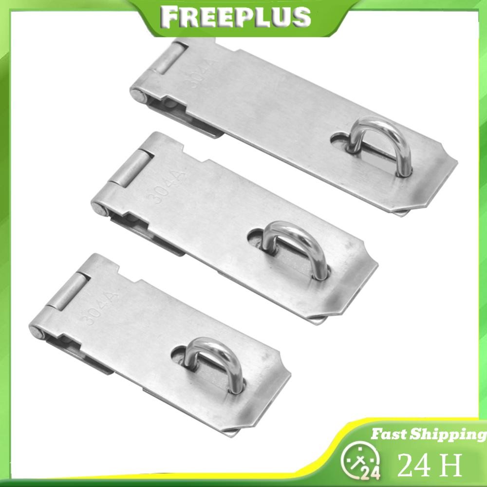 Stainless Steel Gate Door Lock Padlock Clasp Anti Theft Hasp Staple ...