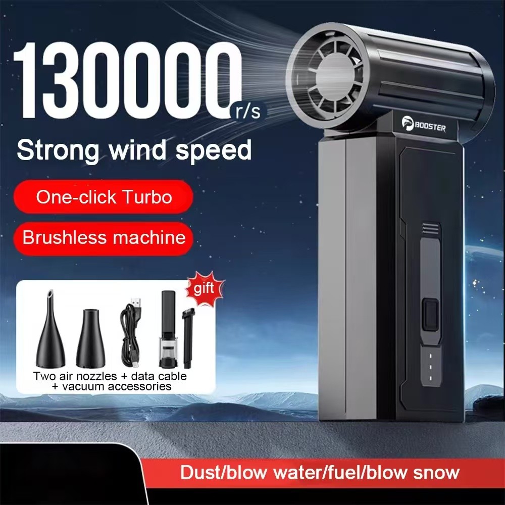 Mini Turbo Jet Fan 130000 RPM 35m/sTurbo Violent Fan 4 Gear Adjustment ...