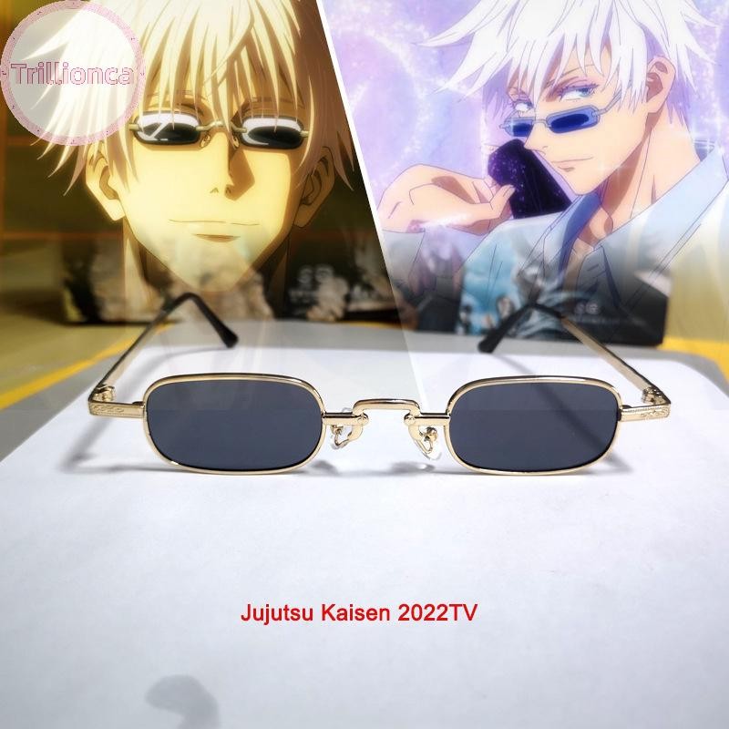 Trillionca Anime Jujutsu Kaisen Gojo Satoru Same Eye Mask Glasses ...