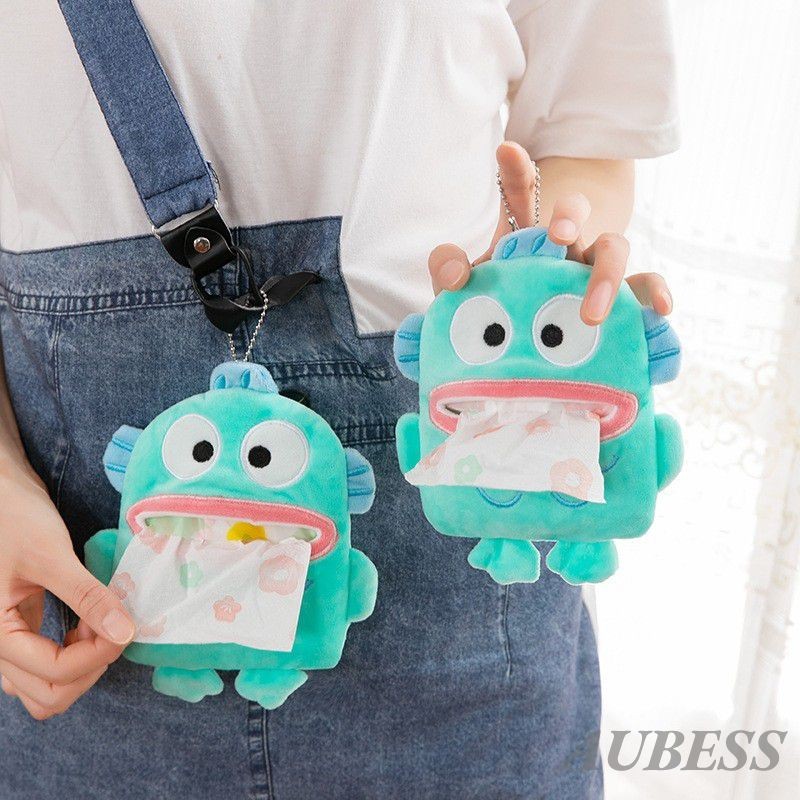 Cartoon Hangyodon Doll Tissue Box Napkin Holder Container Wet Tissue ...