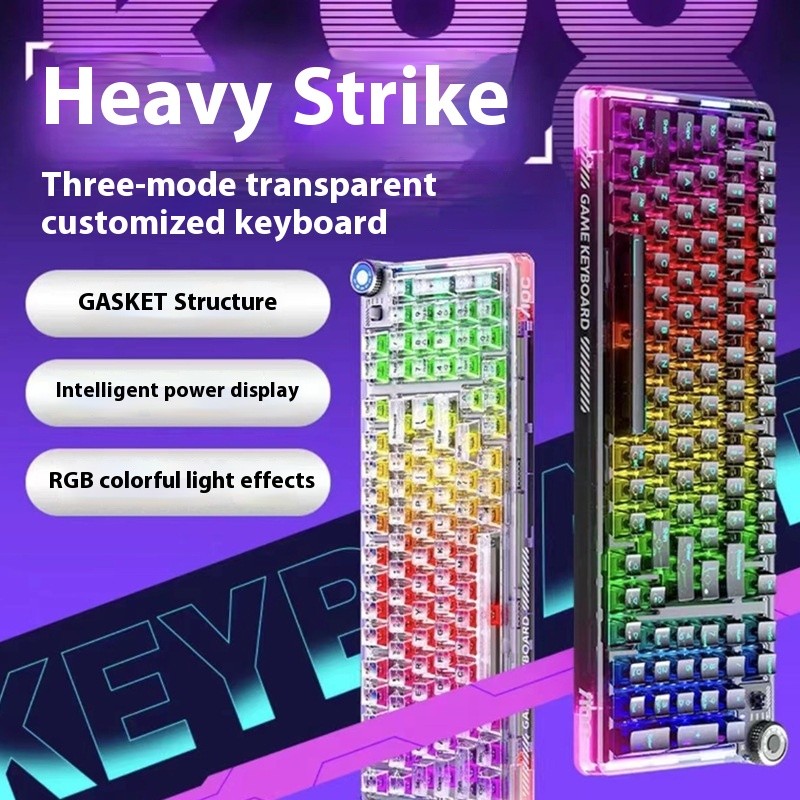 AOC K98 Fully Customized Mechanical Keyboard RGB Wireless Three-mode ...